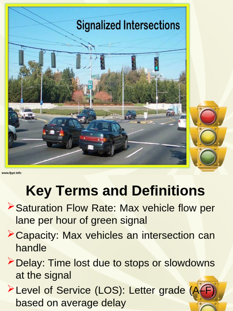Signalized Intersection | PDF