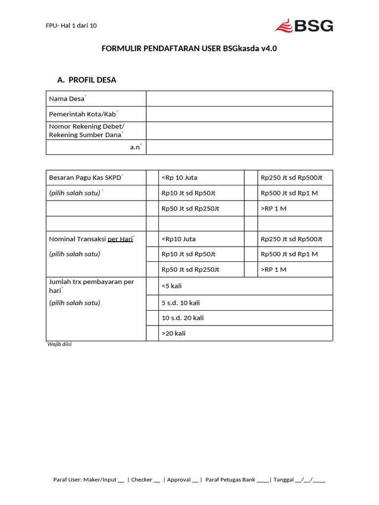 FPU KASDA DESA | PDF