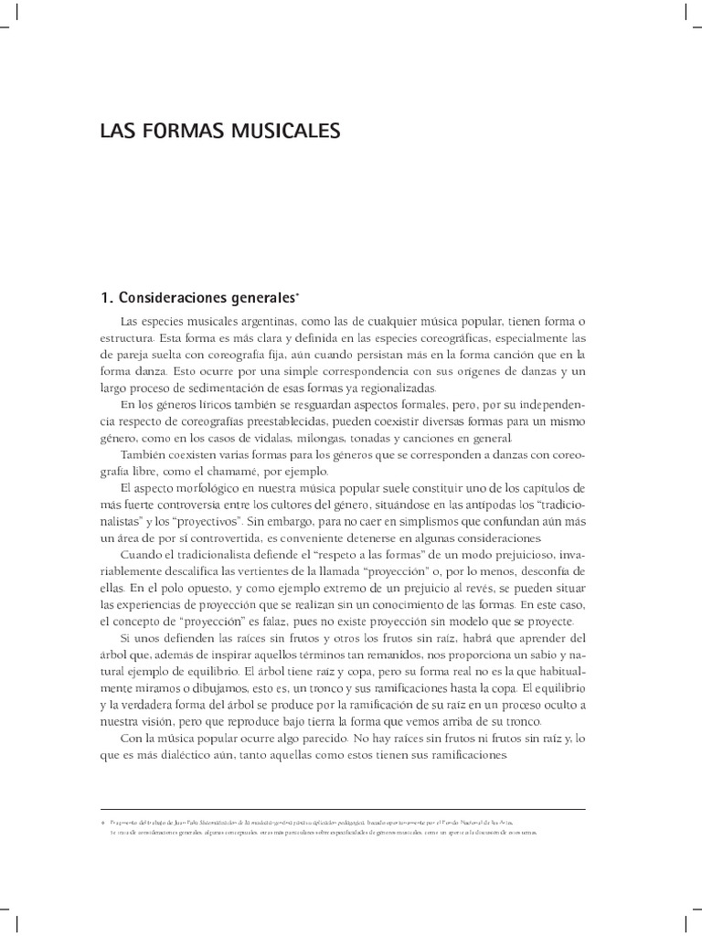Formas Musicales - Cajita Musical | PDF