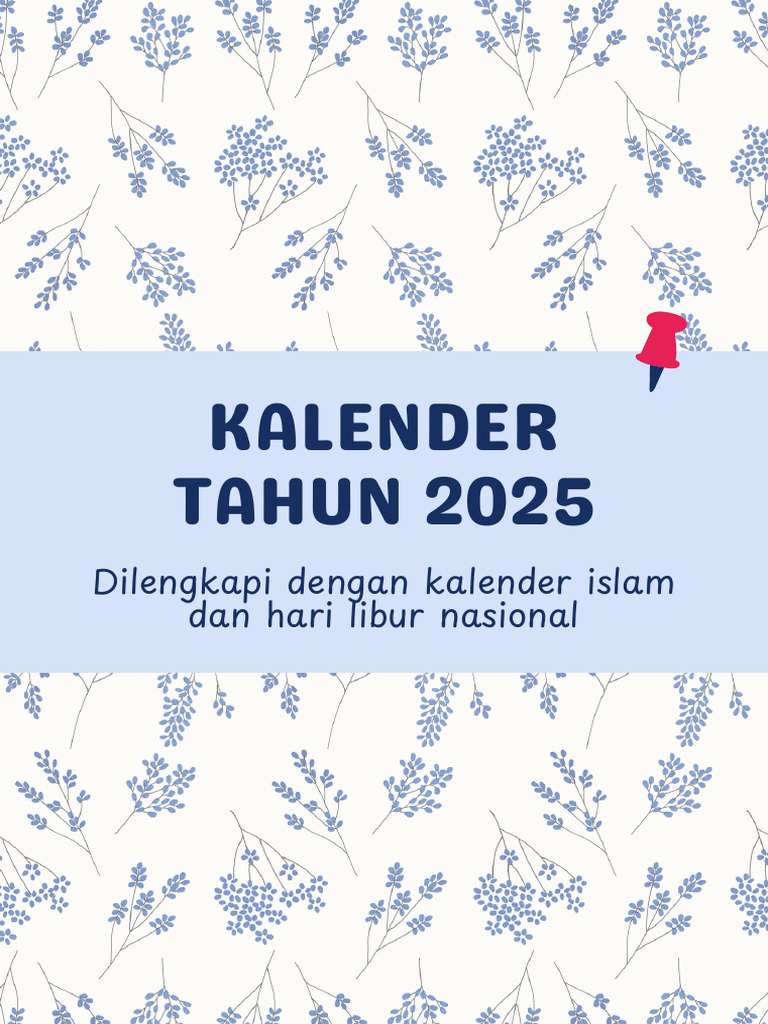 Hitam Putih Minimalis Kalender Islam Tahun 2025 Per Bulan Dokumen A4 ...