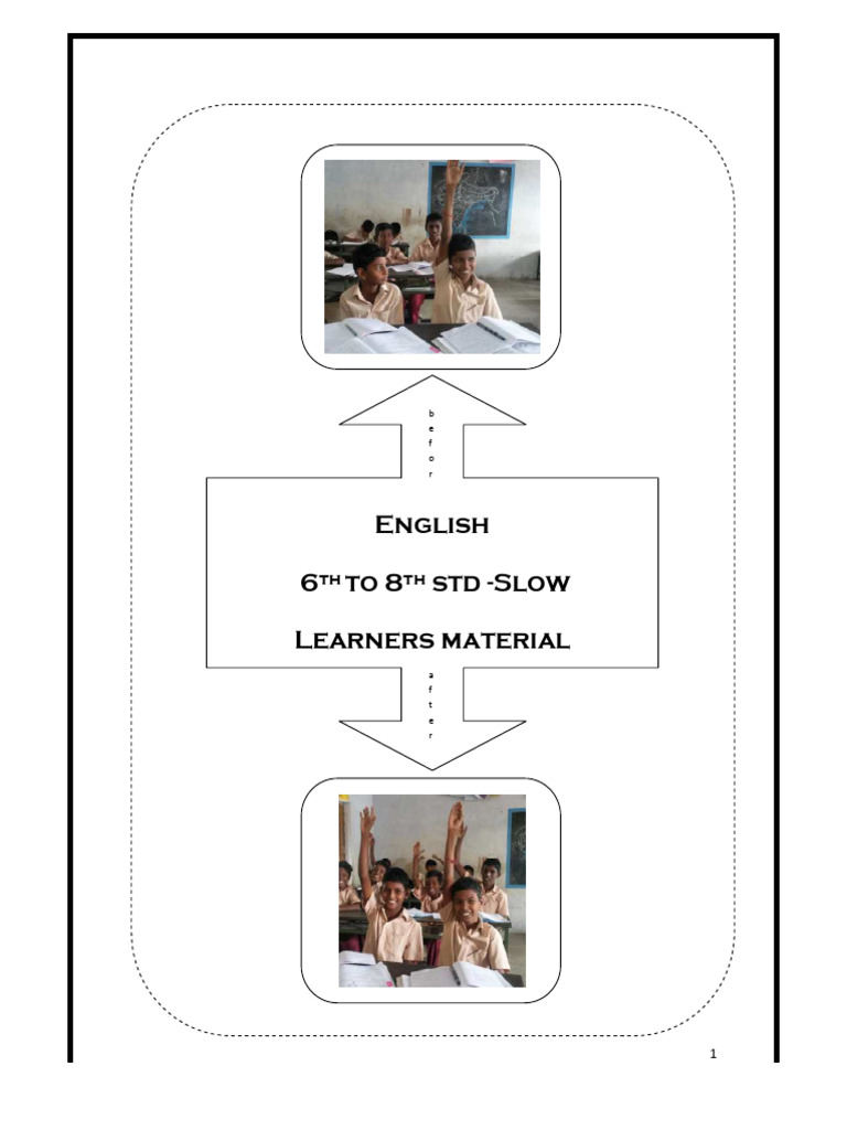 6-7-8 English Slow Learners | PDF