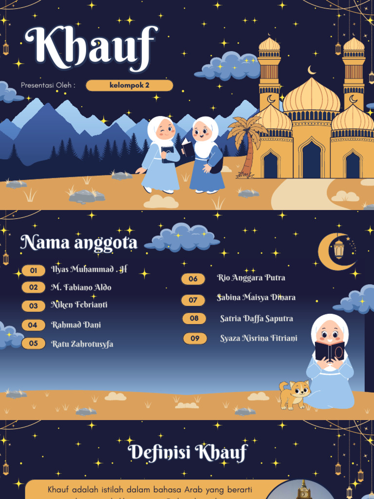 Biru Gelap Dan Cokelat Ilustratif Presentasi Isra Mi'raj - 20250310 - 100054 - 0000 | PDF