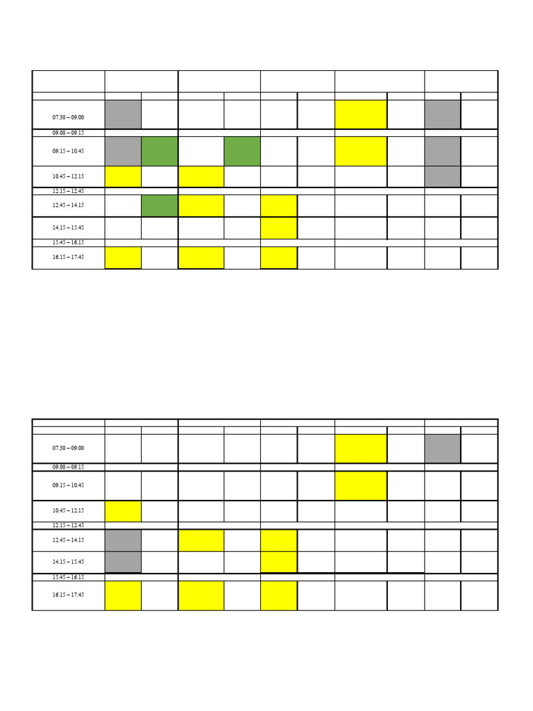 Jadwal Pemadatan Kegiatan Belajar Mengajar RD2 + FB3 | PDF