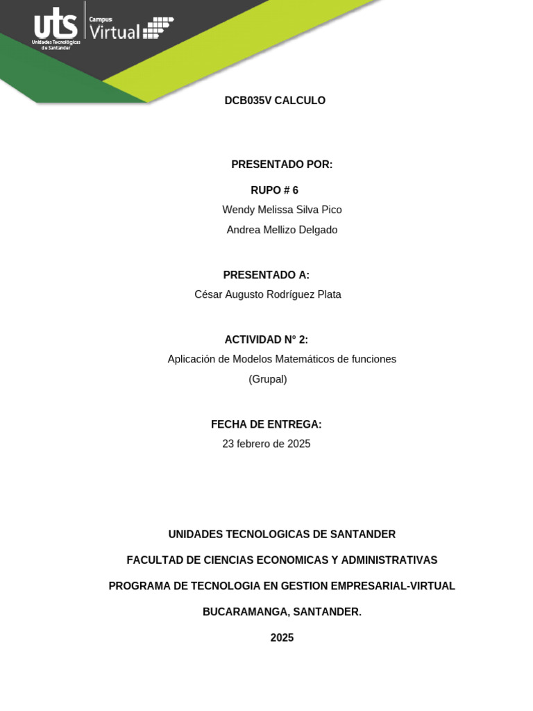 Actividad N° 1 Actividad de aplicación Conceptos básicos propiedades y reglas de derivación ...