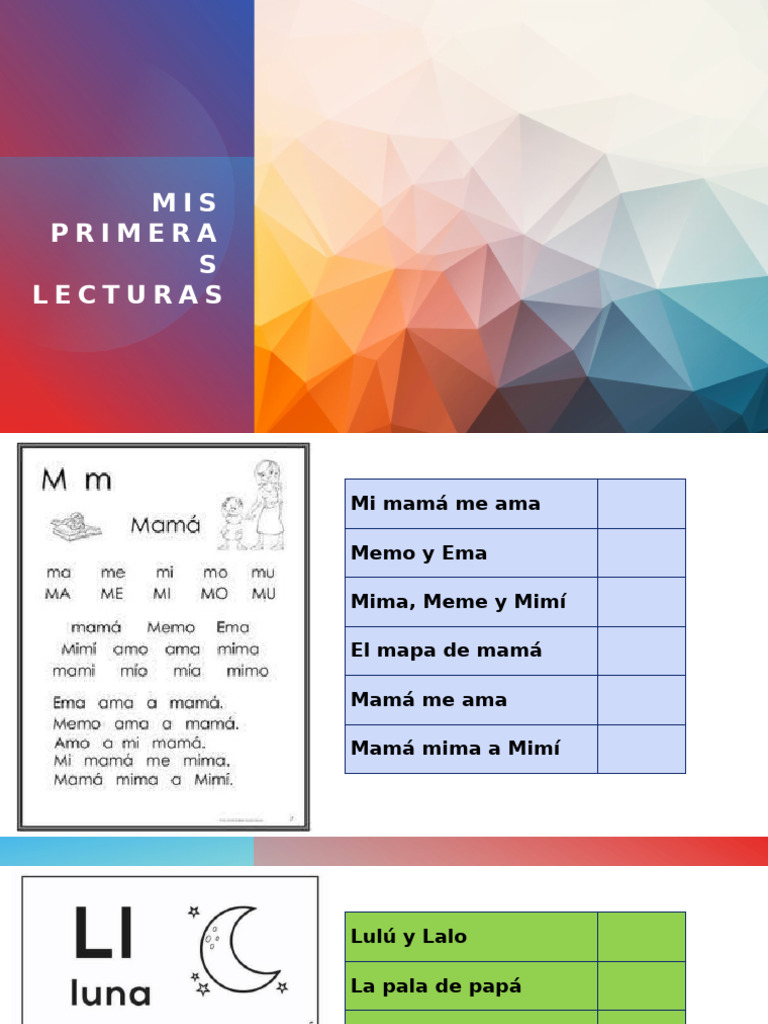 Mis Primeras Lecturas | PDF