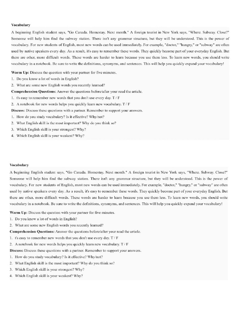 Text "Vocabularies" | PDF