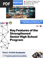 Strengthened SHS Curriculum Overview | PDF | Curriculum | Learning