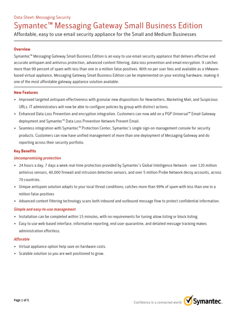 92 Symantec Messaging Gateway SBE | PDF | Computer Architecture ...