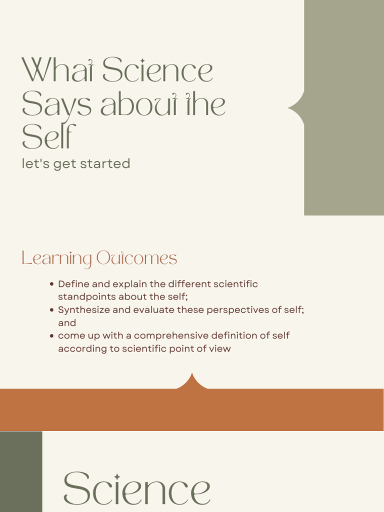 What Science Says About The Self | PDF | Self | Behavior