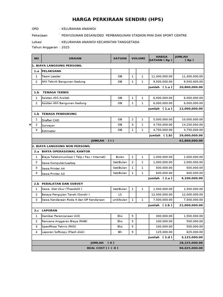 Hps Desain Ded Stadion Mini Dan Sport Centre | PDF