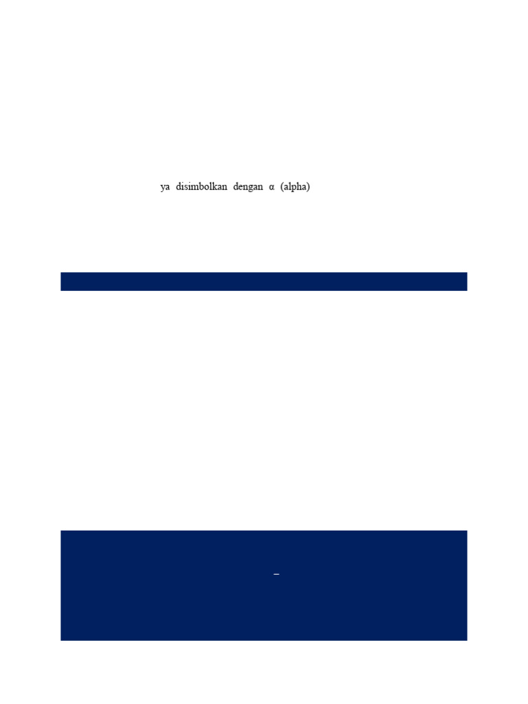 Bagaimana Mencari F Tabel | PDF