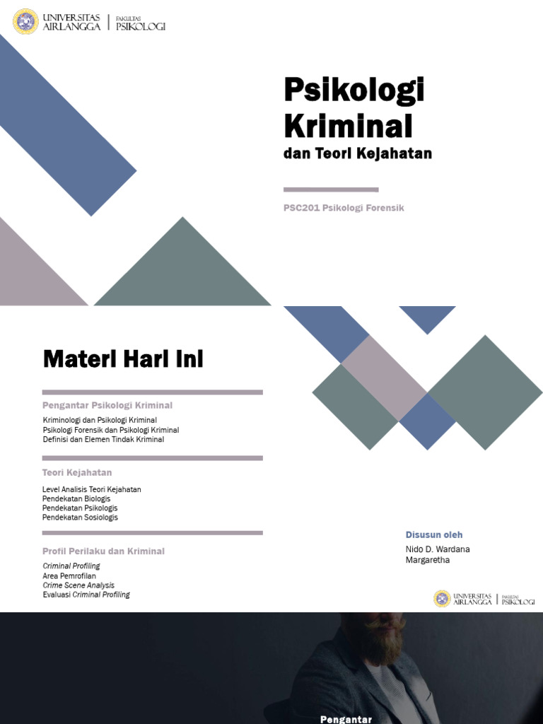 Contoh Poster Psikologi Kriminal | PDF