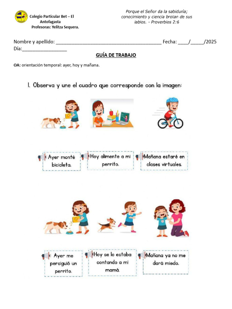 Gu-As de Trabajo 1- B-sico.docx | PDF