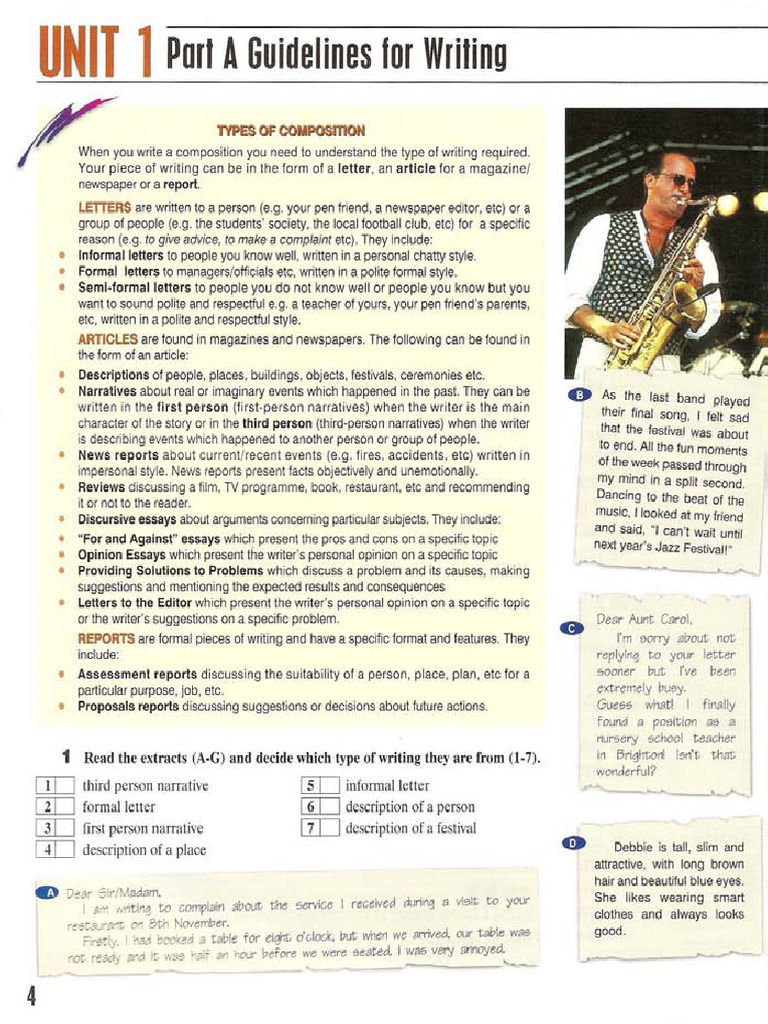 Successful-writing-Intermediate U1 to 5 - Letters | PDF