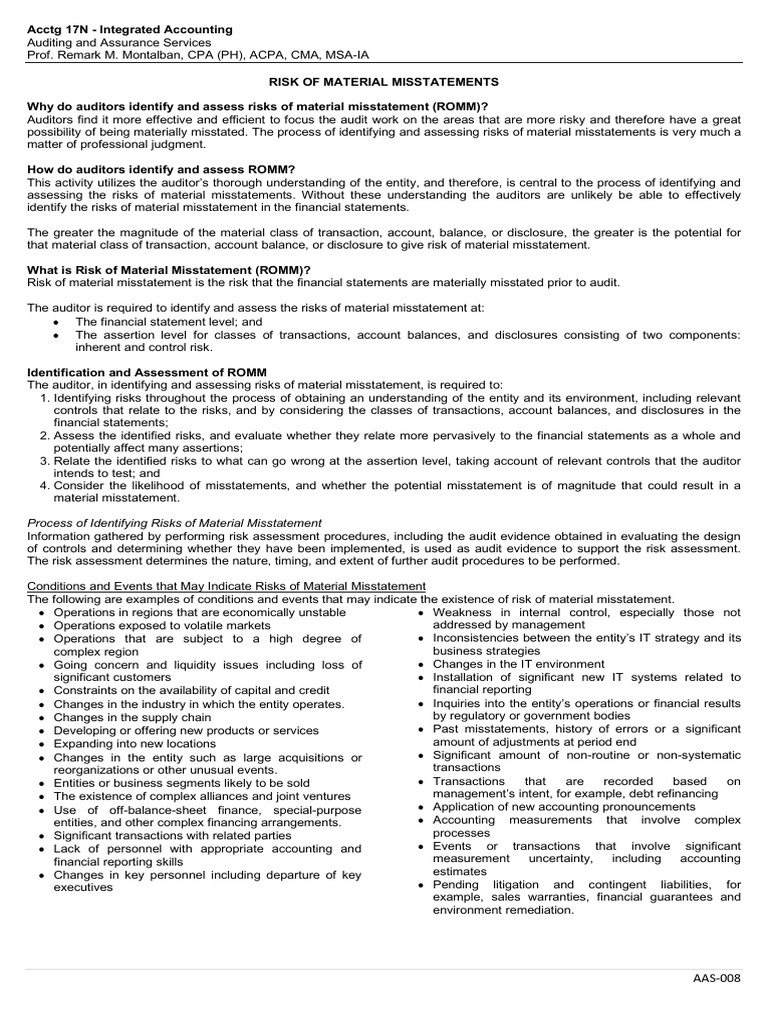 Inbound 1441541094706460571 | PDF | Audit | Internal Control