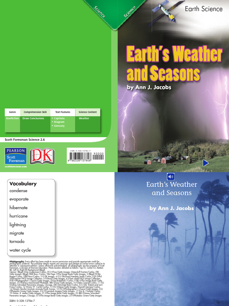 2.6 Earth - S Weather and Seasons (Earth Science) | PDF | Non Fiction ...