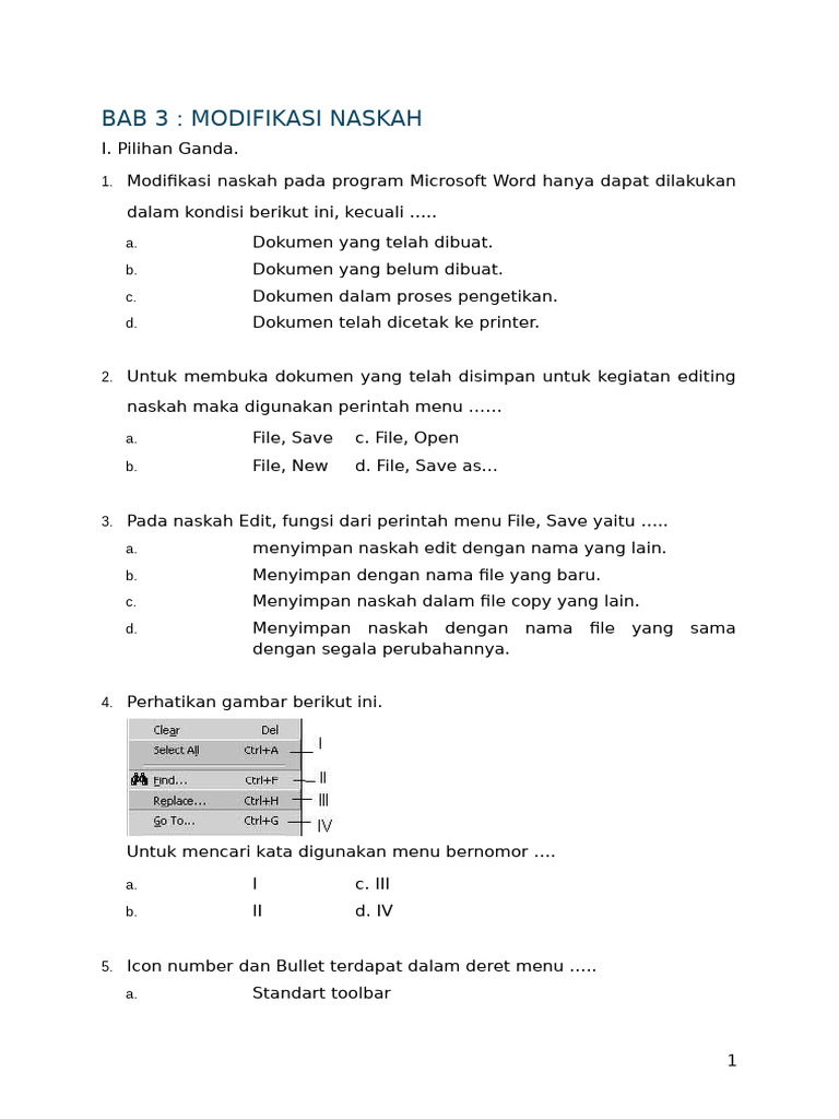 Modifikasi Naskah | PDF