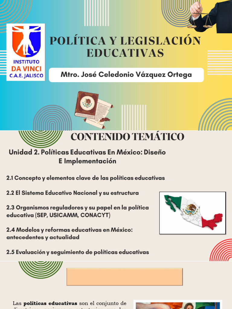 Unidad 2. Pol-Ticas Educativas en M-Xico | PDF | Aprendizaje