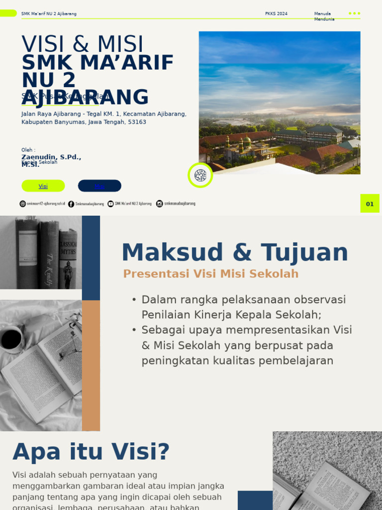 Presentasi Visi Misi | PDF