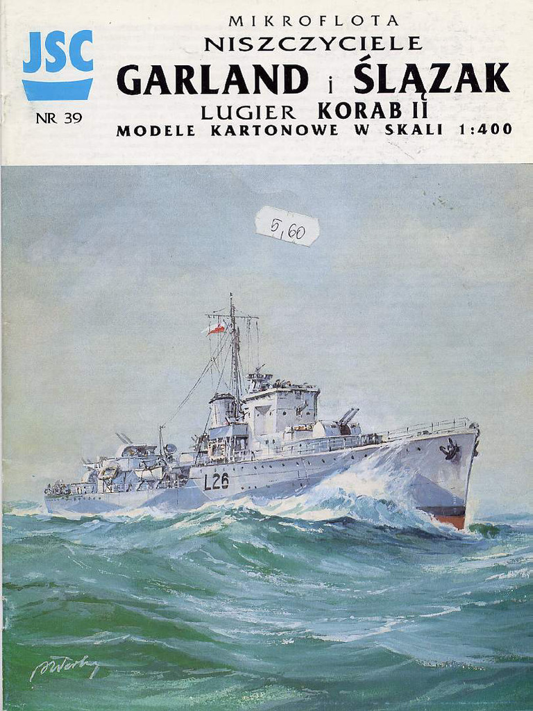 JSC 039 - Destroyer ORP Garlan & DE Slazak | PDF