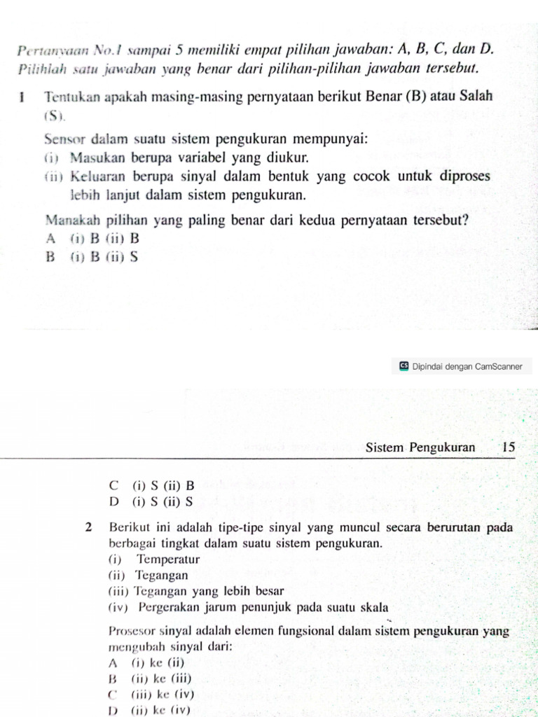 Tugas Pengukuran | PDF