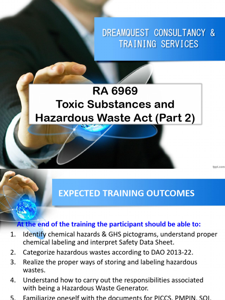 EXPANDED RA 6969 - Toxic Substances and Hazardous Waste Act | PDF ...