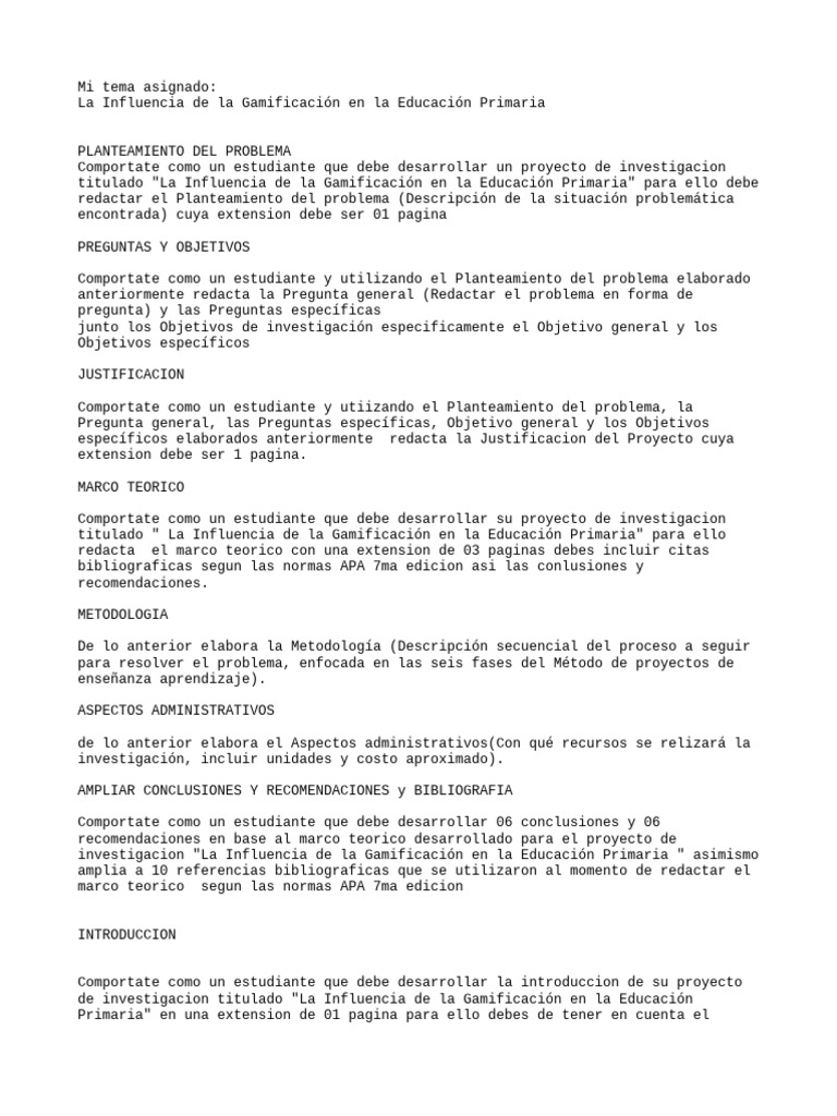 Prompt Subir | PDF | Enseñando | Aprendizaje