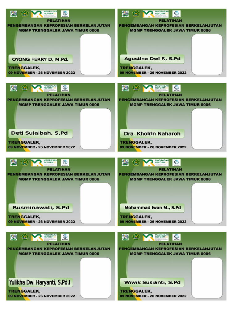 Id Card MGMP Big | PDF