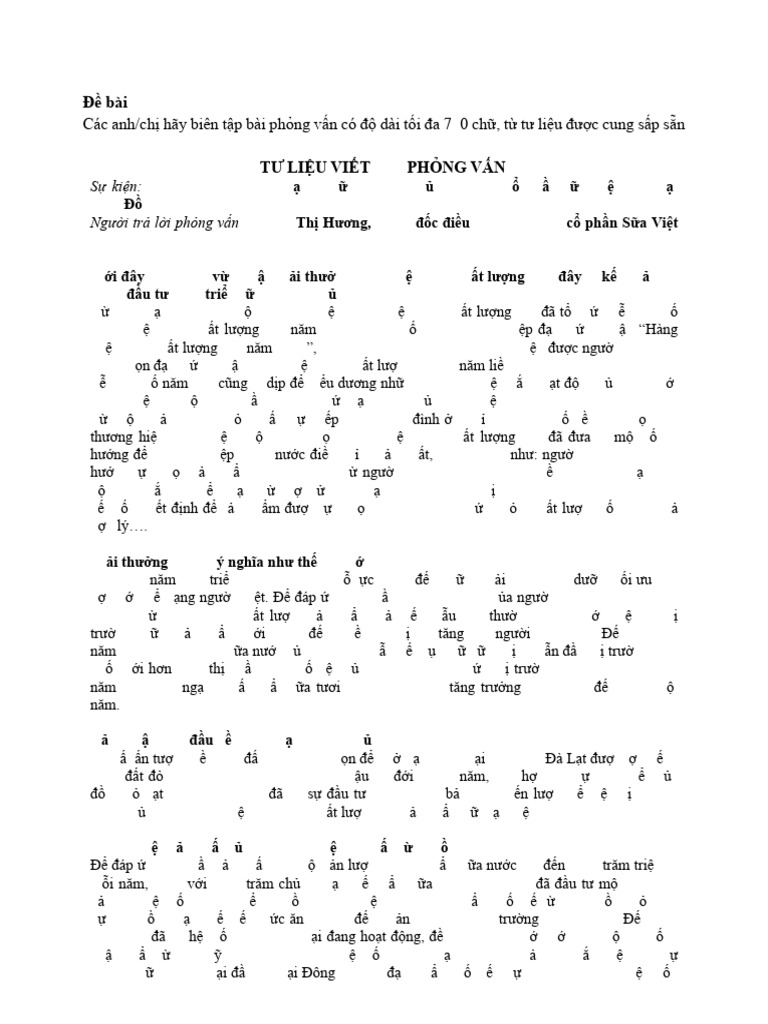 Bai Tap Phong Van SO 2 | PDF