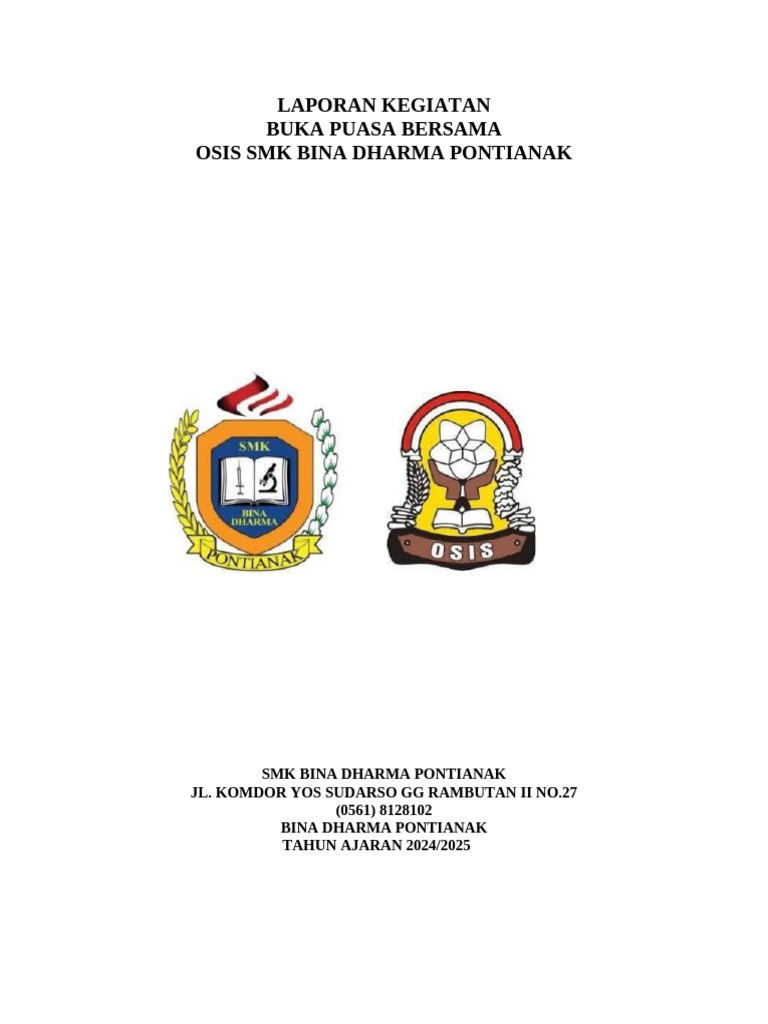 cover LAPORAN KEGIATAN bukber 2025 | PDF