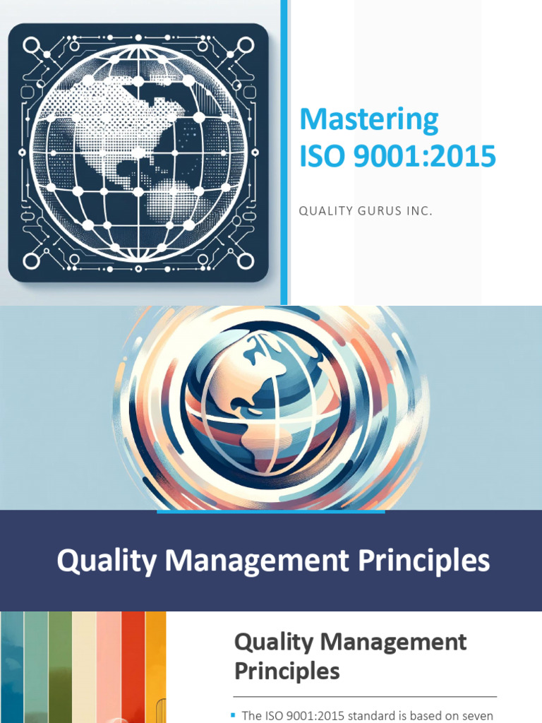 Mastering ISO 9001 2015 Quality Management System | PDF | Quality Management System | Quality ...