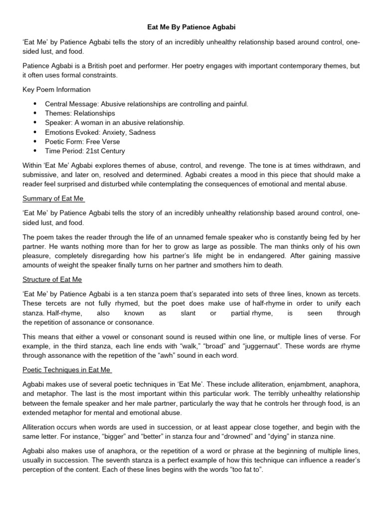 Poetry Notes | PDF | Poetry | Rhyme