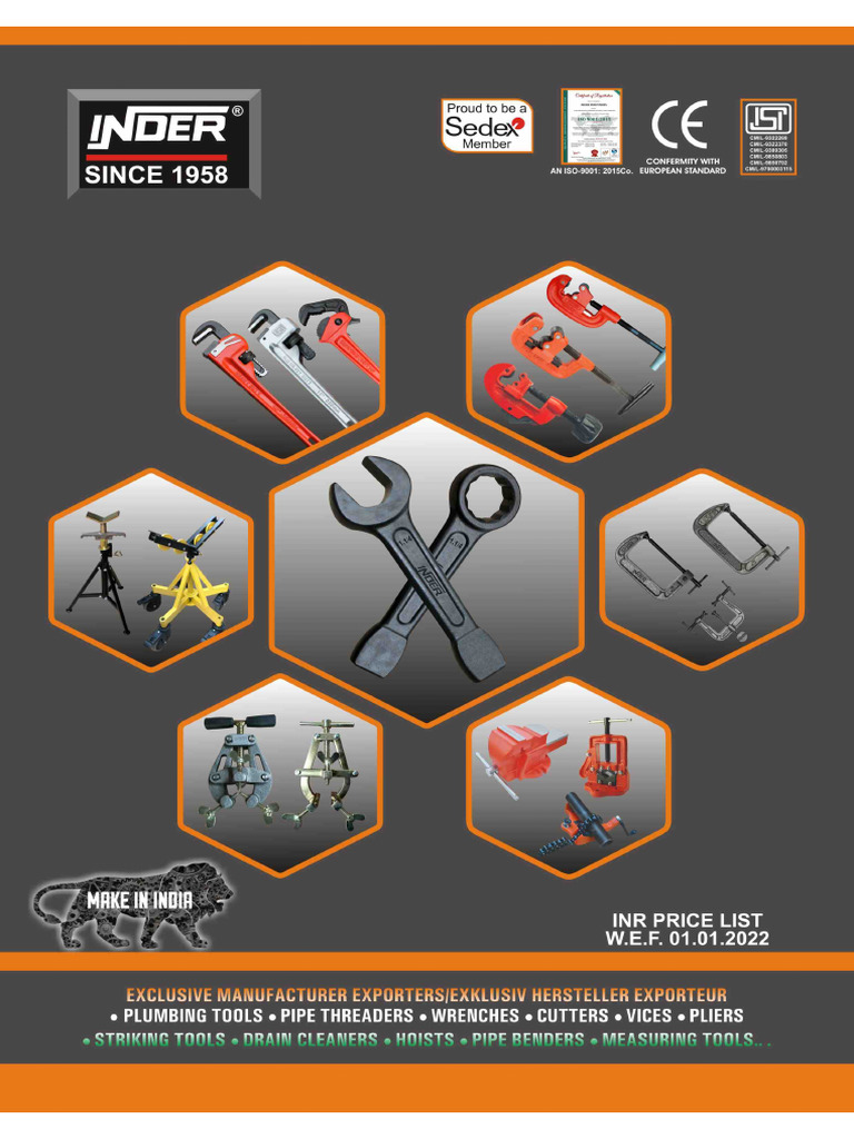 Complete PDF Inder Price List 2022 | PDF