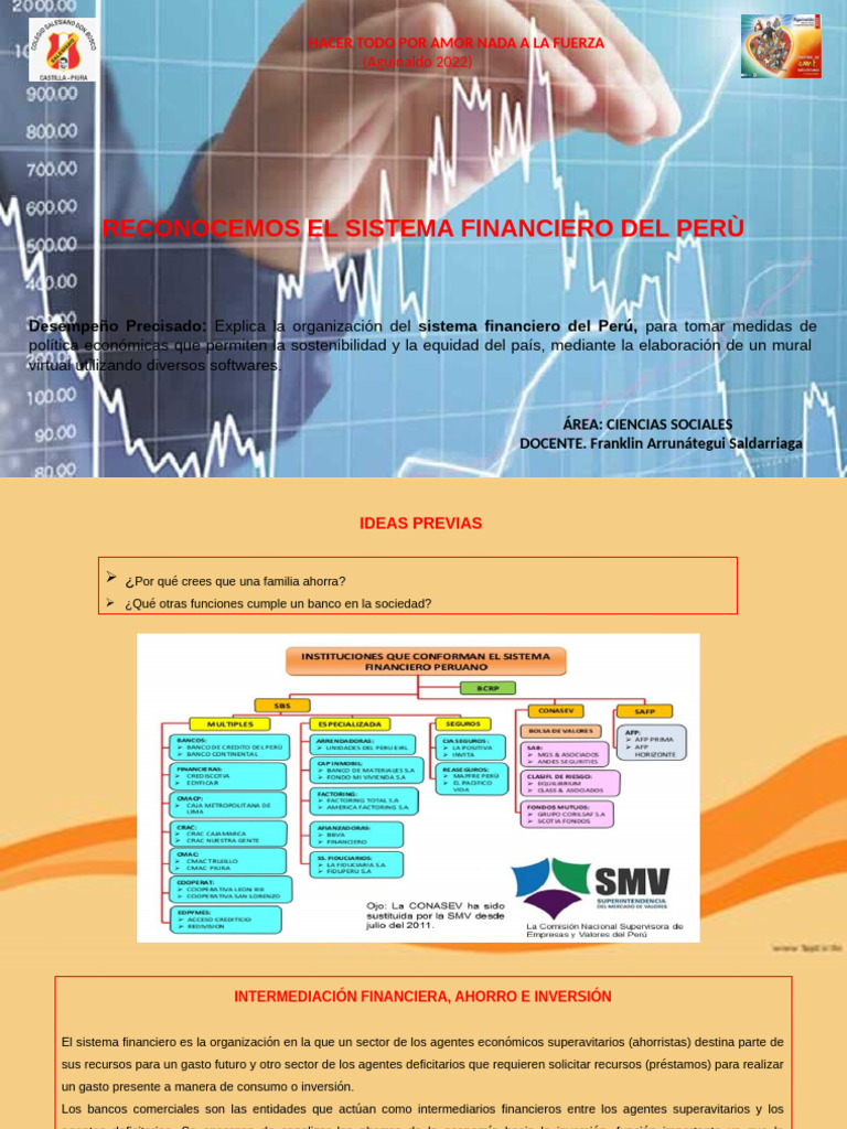 Sistema Financiero del Perú: Estructura y Funciones | PDF | Sistema ...