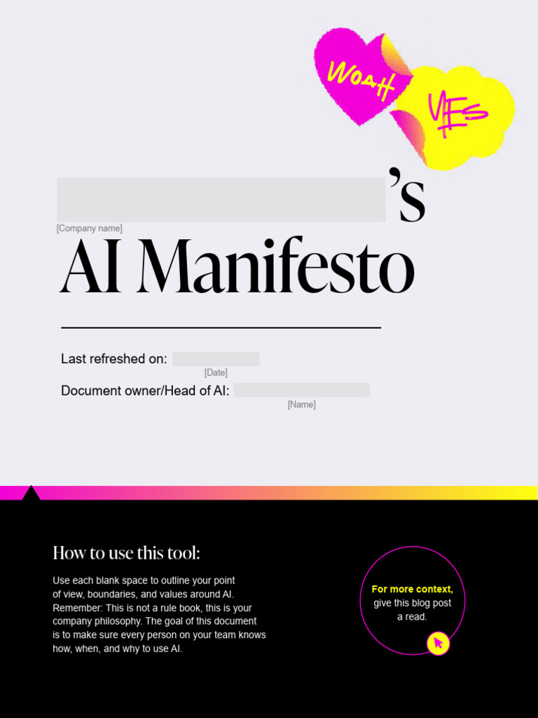 AI Manifesto for Enterprise Use | PDF
