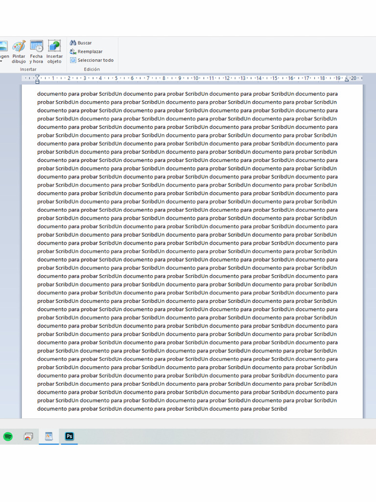 Un Documento de Prueba | PDF