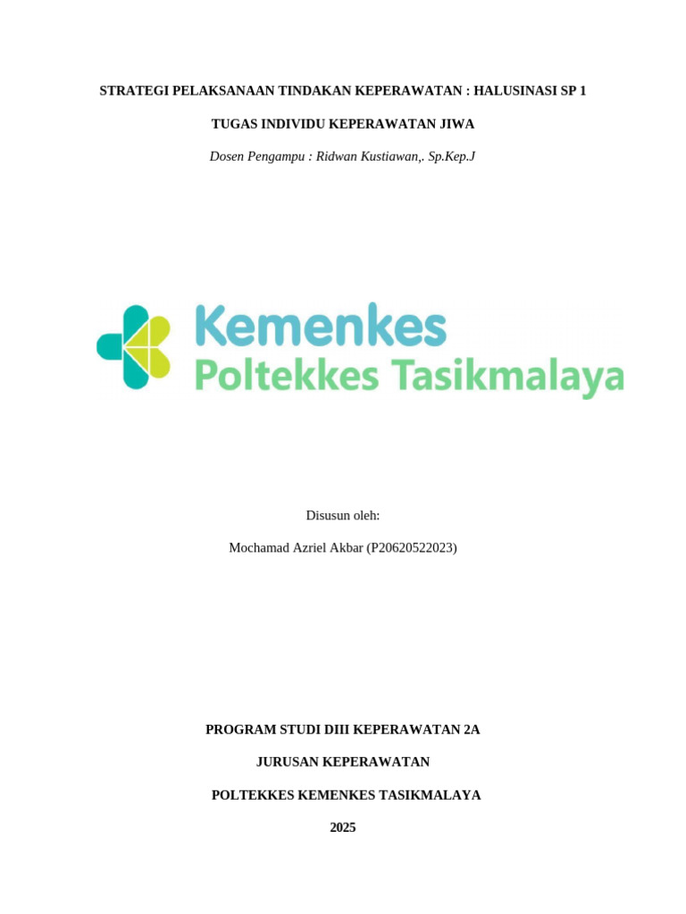 SPTK HALU_ Mochamad azriel akbar sp 1 | PDF