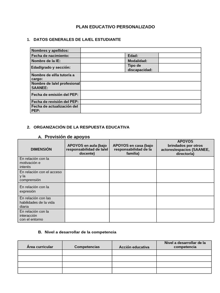 Formato Pep | PDF