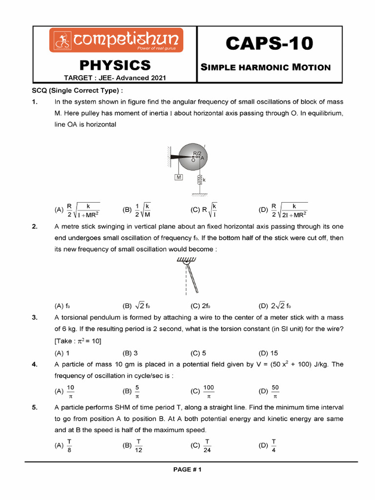 Physics CAPS 10 | PDF