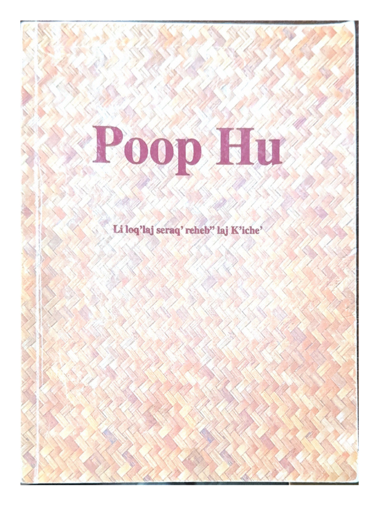 Poop Hu - Q'eqchi'-1 | PDF