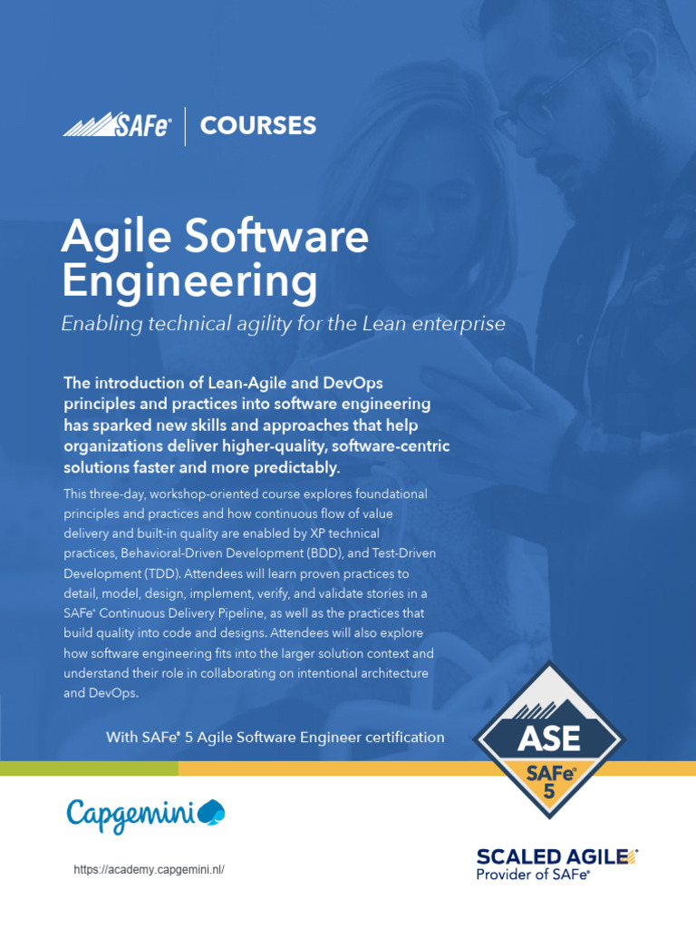 SAFe Agile Software Engineering - Capgemini Academy_0 | PDF | Agile Software Development ...
