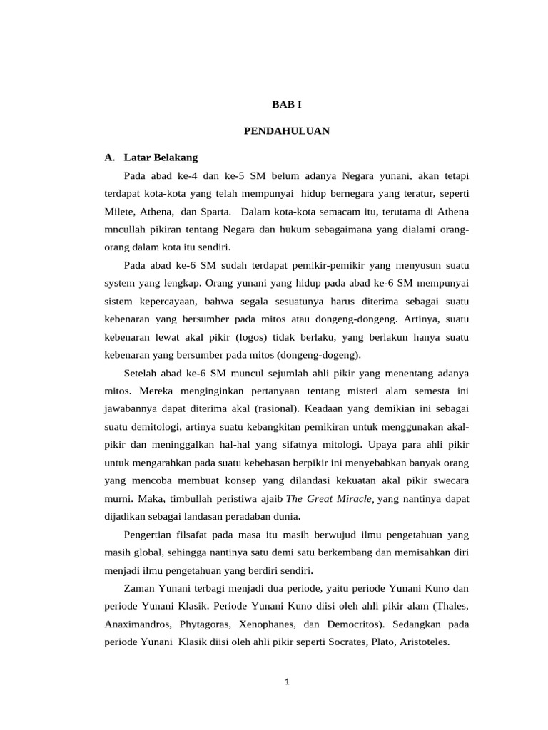 Makalah Hellenisme Dan Filsafat Yunani | PDF