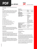 Fosroc Nitocote EP405 TDS | PDF | Concrete | Epoxy