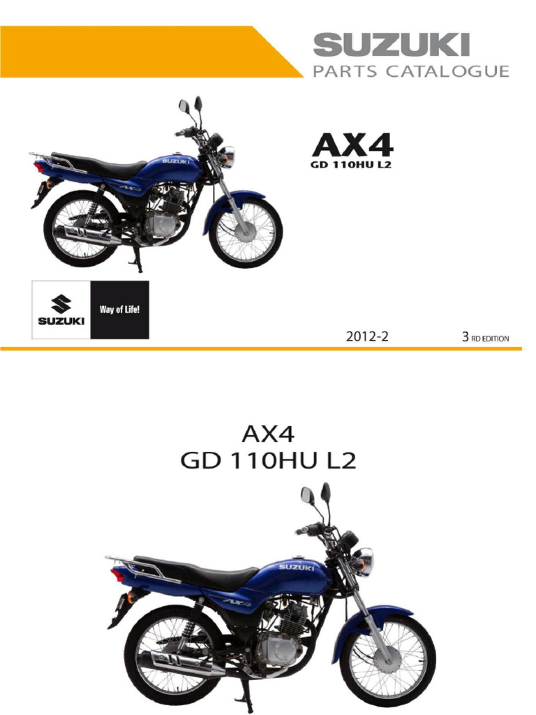 Suzuki Ax4 Manual Parts | PDF