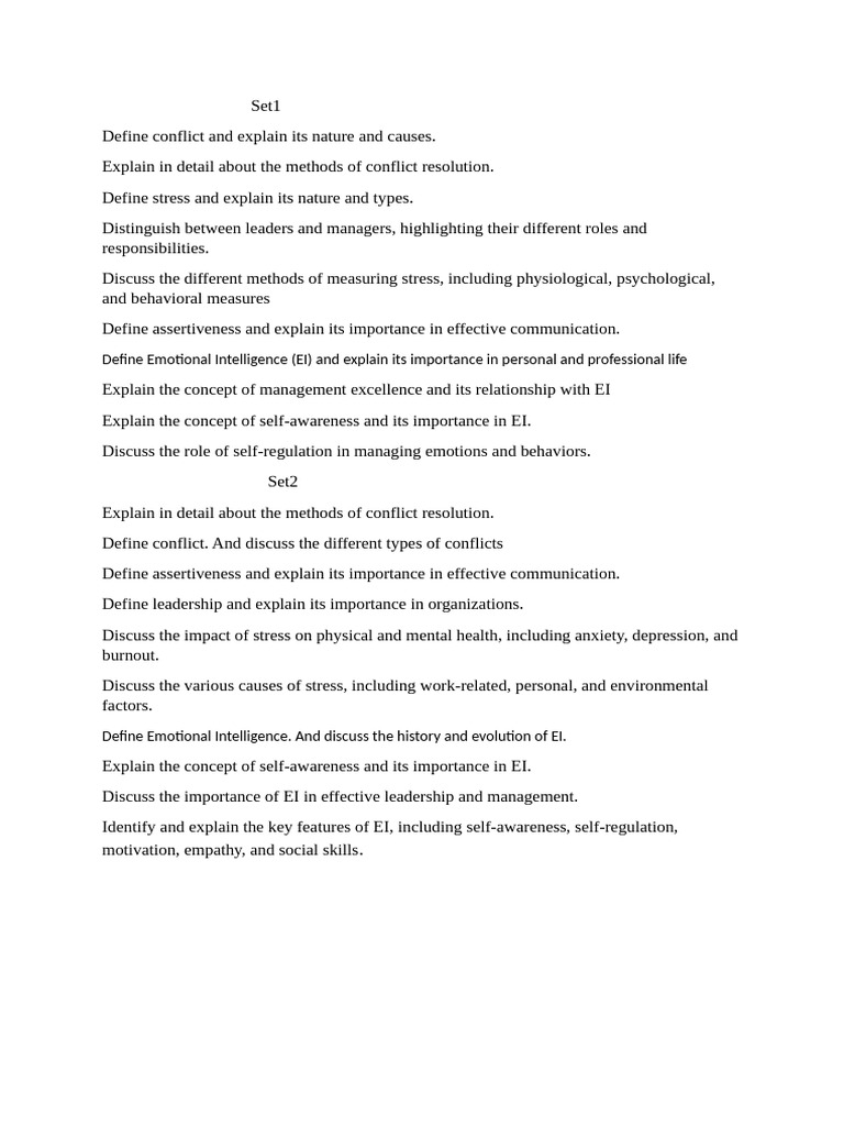 Es2 Question Bank | PDF