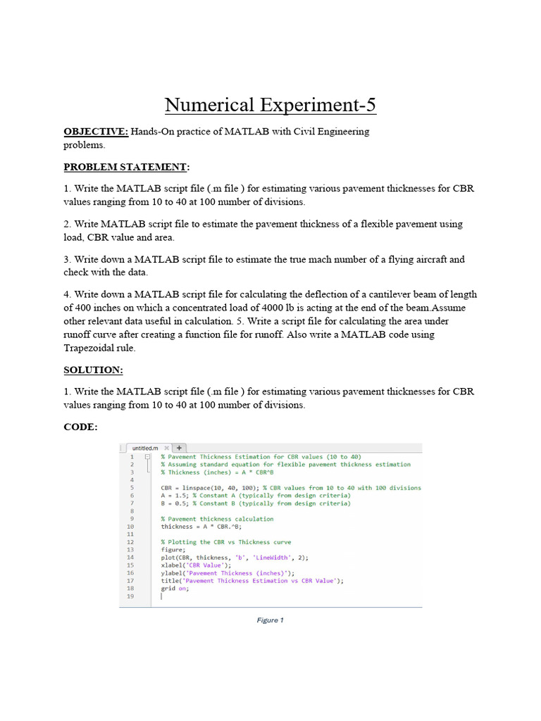 Numerical Experiment-5: Objective | PDF