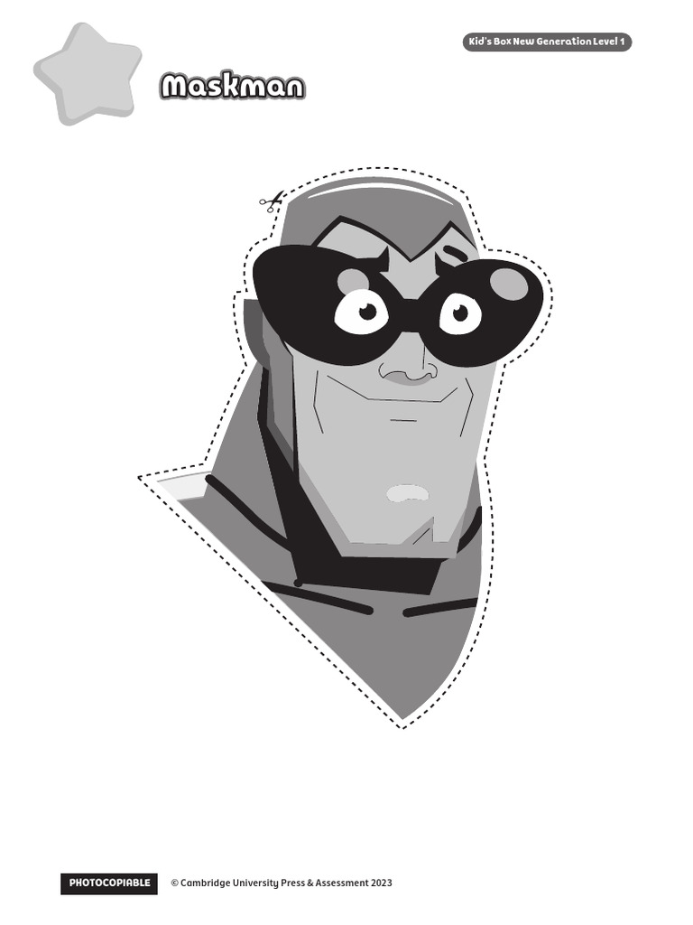 KidsBox Level1 Masks Maskman | PDF