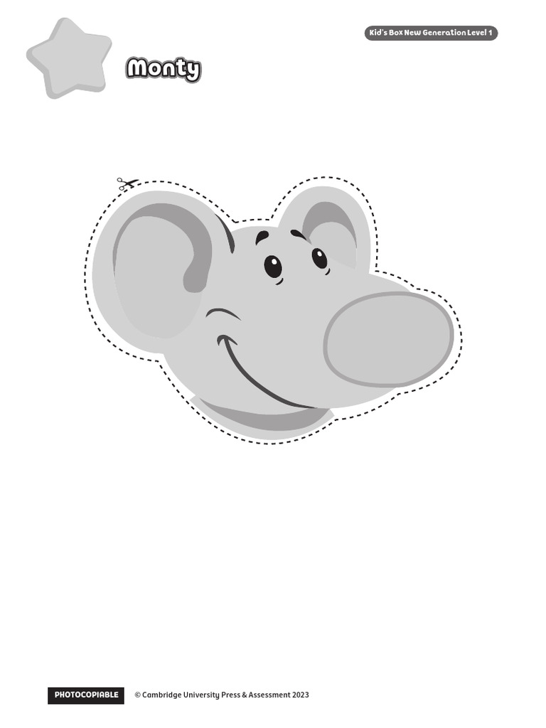 KidsBox Level1 Masks Monty | PDF