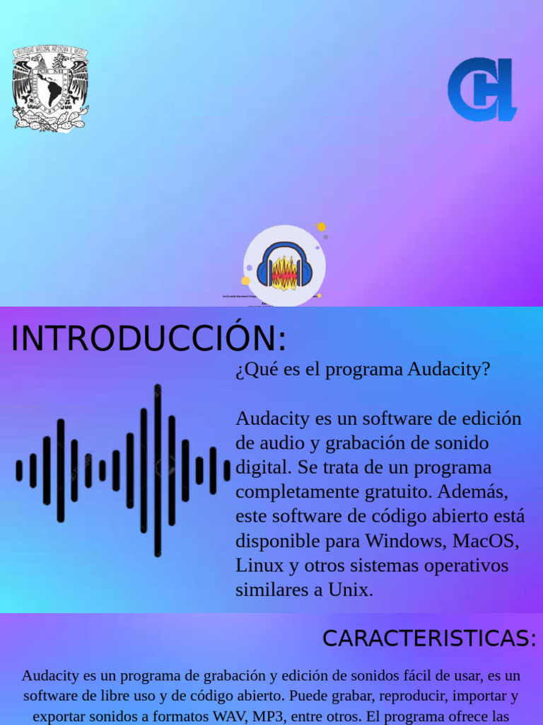 Programa de Audacity | PDF | Mp3 | Micrófono