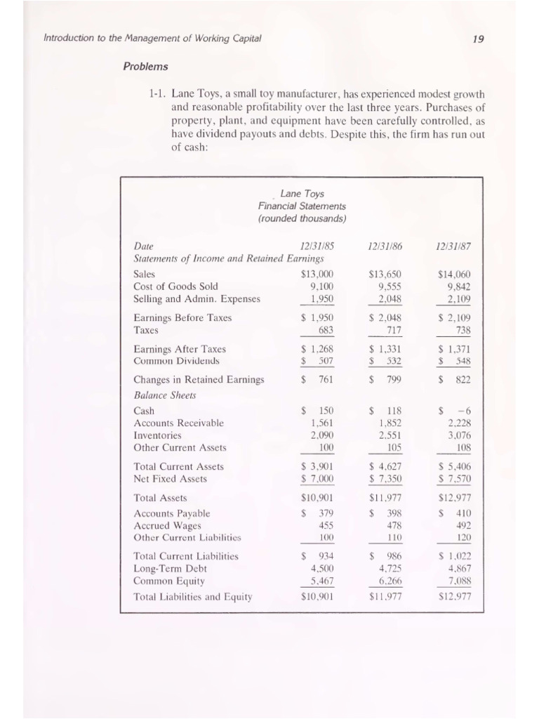 Problem Statement of Assignment #1 - WCM | PDF